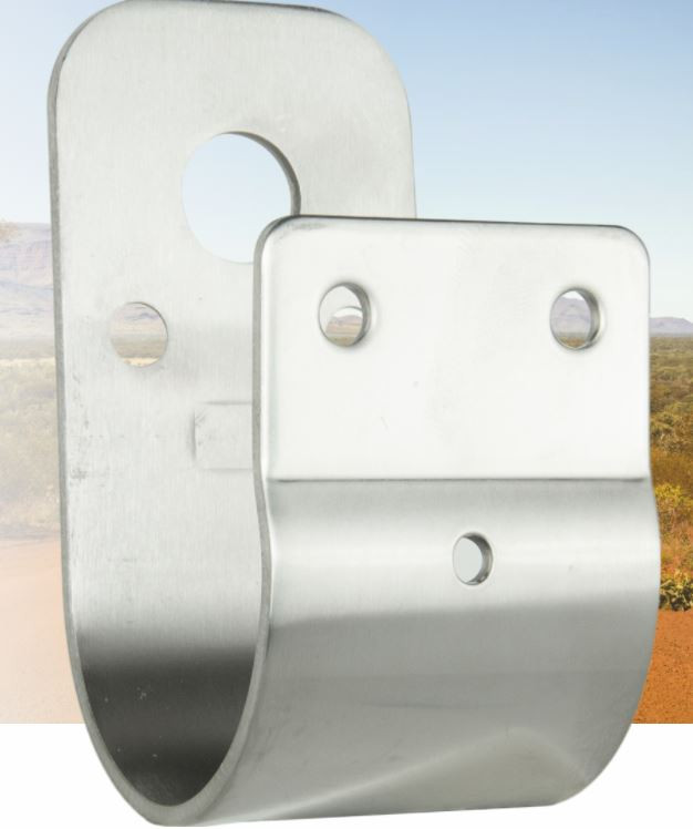50mm Wrap-Around Bullbar Bracket - Stainless Steel